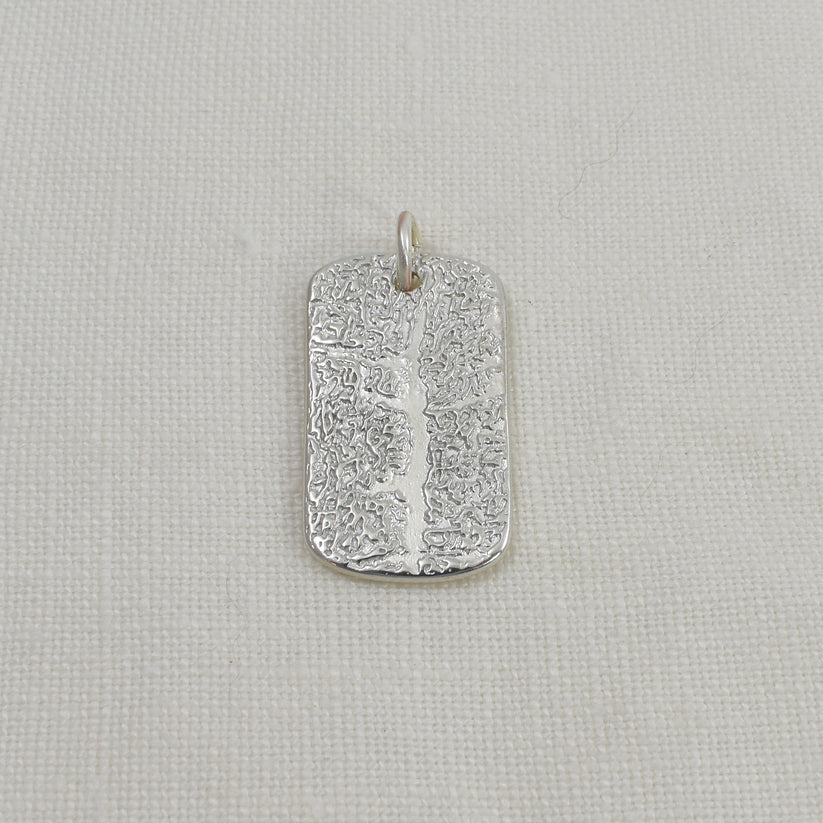 Dog Nose Texture Dog Tag Pendant | Sterling Silver – A Timeless Impression