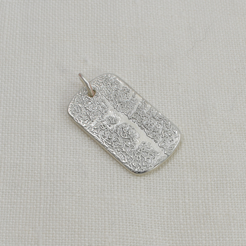 Dog Nose Texture Dog Tag Pendant | Sterling Silver – A Timeless Impression