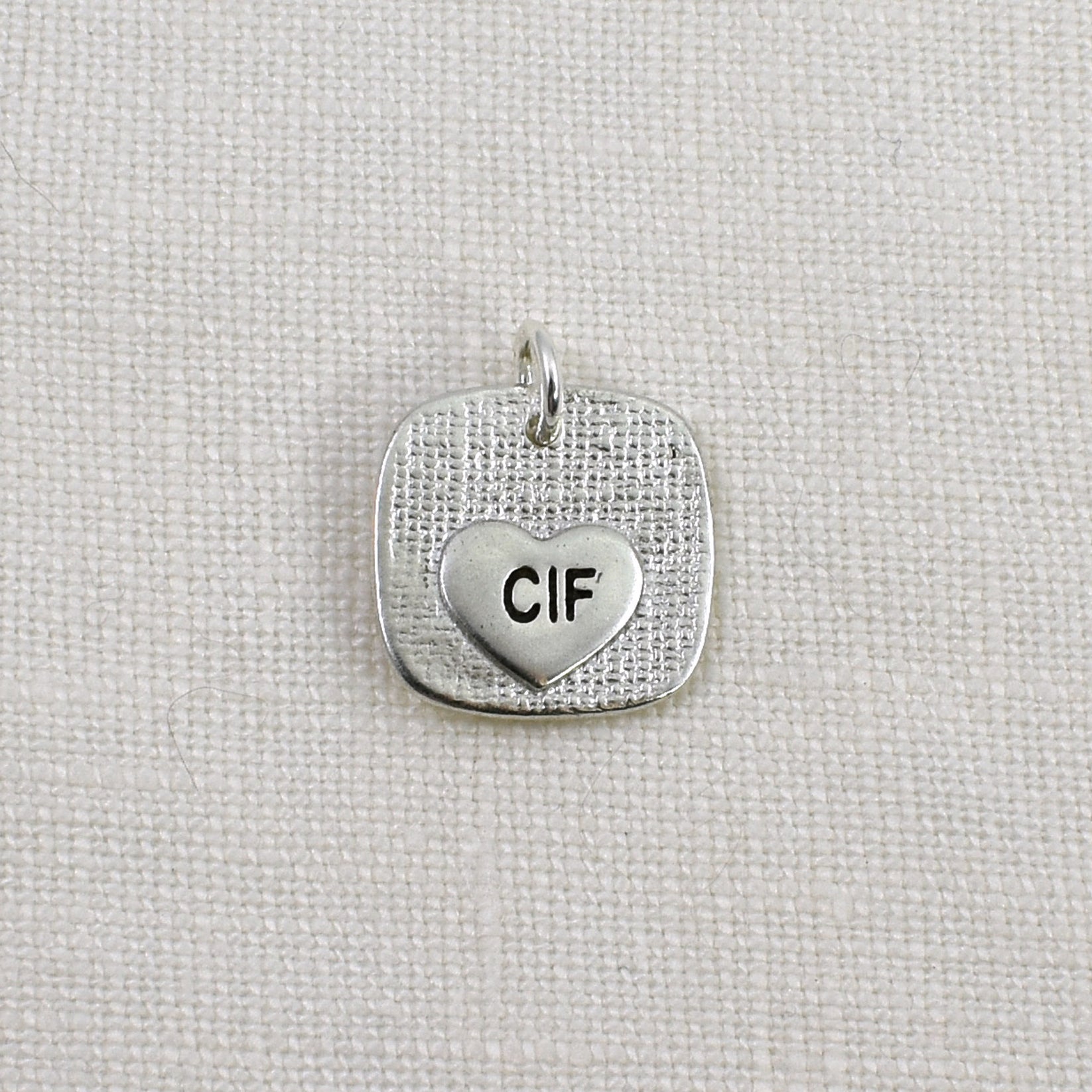 Rounded Square Pet Photo or Paw Print Pendant | Sterling Silver – A ...